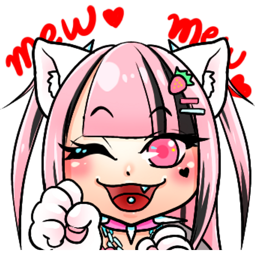 Sticker Maker - Vtuber Kiki Sagawa Sticker pack