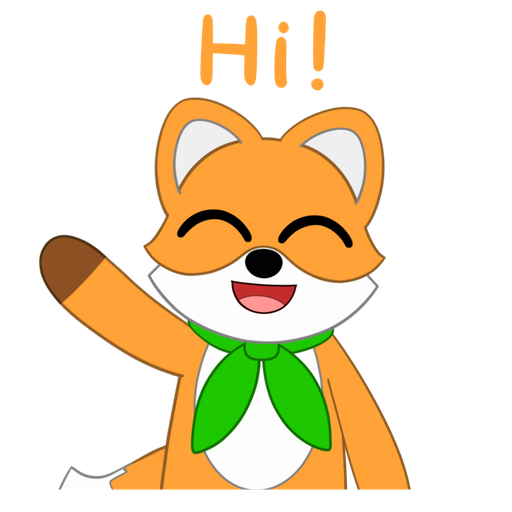 Sticker Maker - Waffle the fox