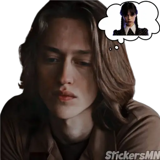Sticker Maker - Wednesday Netflix ☔