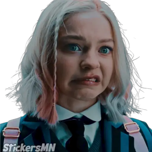 Sticker Maker - Wednesday Netflix ☔