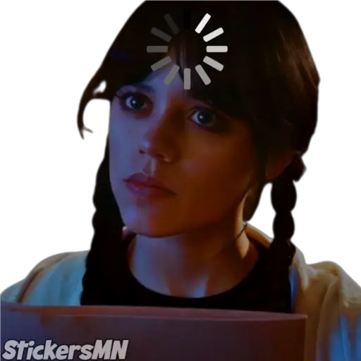 Sticker Maker - Wednesday Netflix ☔