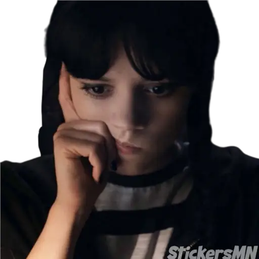 Sticker Maker - Wednesday Netflix ☔