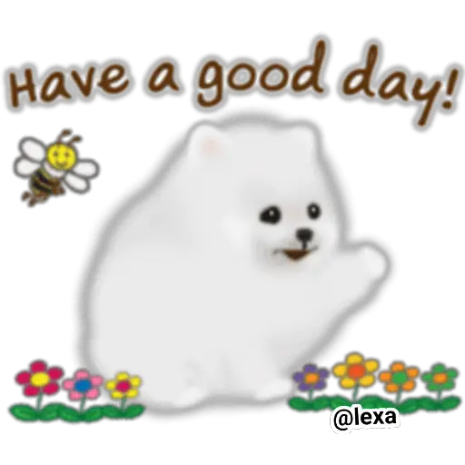 Sticker Maker - ?WHITE baby DOG?
