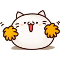 Sticker Maker White Cat