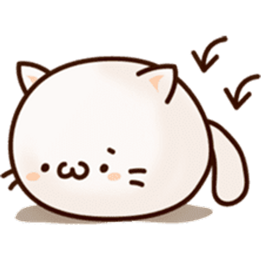 Sticker Maker - White Cat