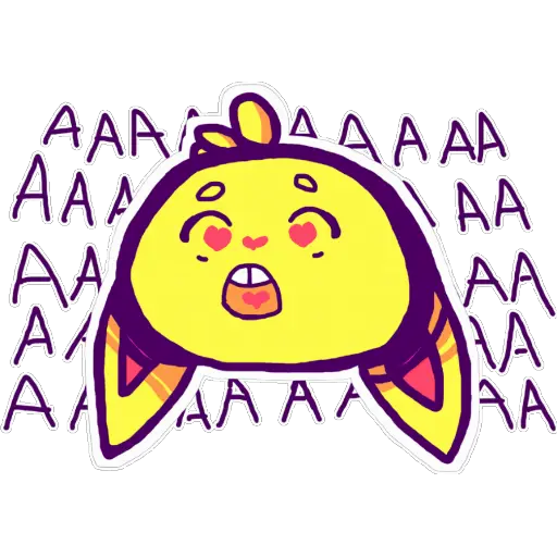 Sticker Maker - Yellow Cat