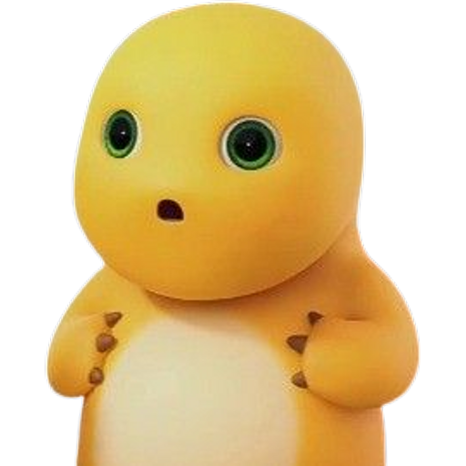 Sticker Maker - Yellow Dino 2