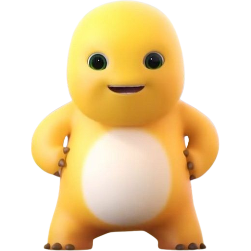 Sticker Maker - Yellow Dino 3
