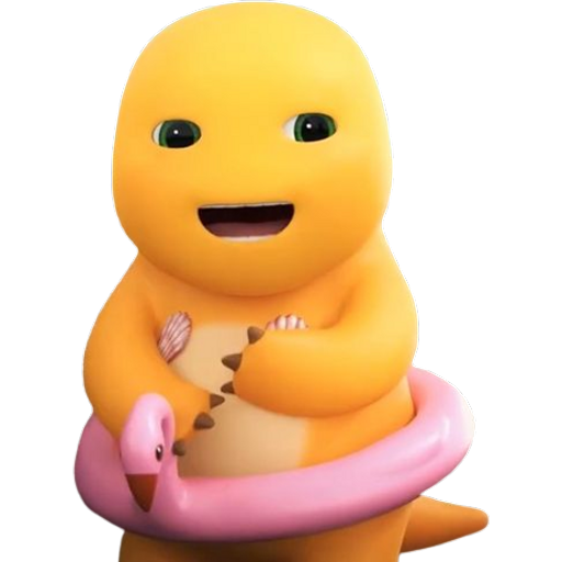 Sticker Maker - Yellow Dino 3