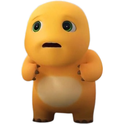Sticker Maker - Yellow Dino 4