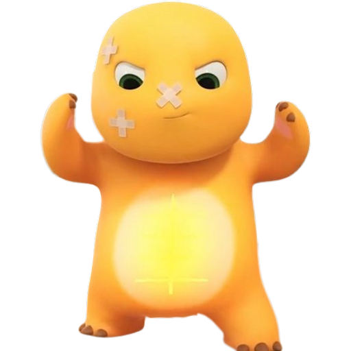 Sticker Maker - Yellow Dino 4