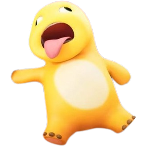 Sticker Maker - Yellow Dino 4