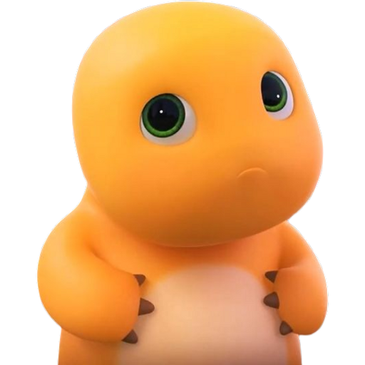 Sticker Maker - Yellow Dino 4