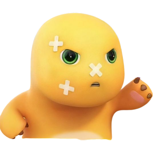 Sticker Maker - Yellow Dino