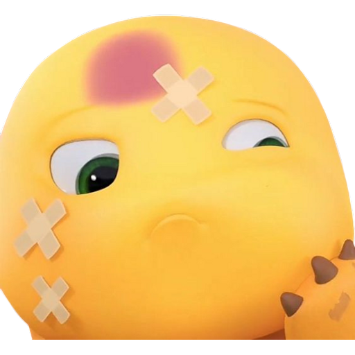 Sticker Maker - Yellow Dino