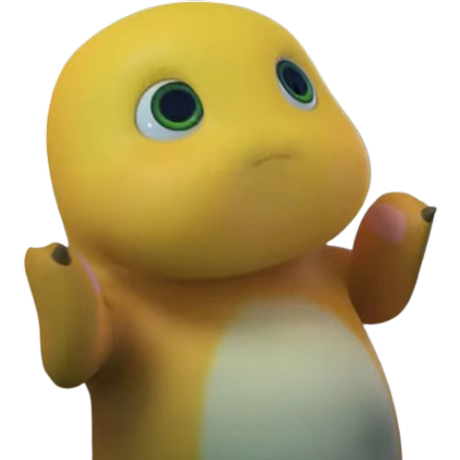 Sticker Maker - Yellow Dino