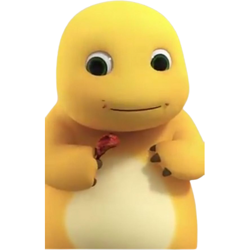 Sticker Maker - Yellow Dino