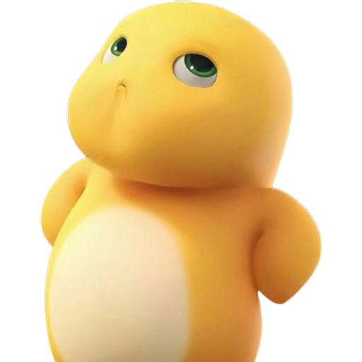 Sticker Maker - Yellow Dino