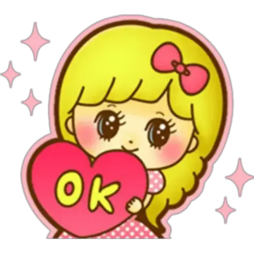 Sticker Maker - yellow?‍♀️hair
