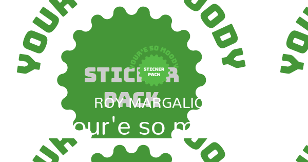 Sticker Maker - Your'e so moody