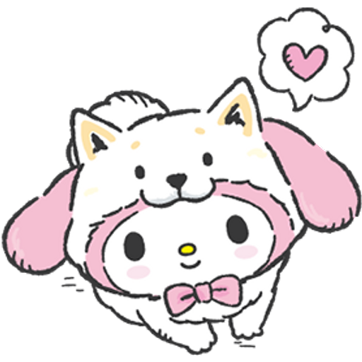 Sticker Maker - 【中文】Sanrio Characters|（幼犬裝扮篇）1