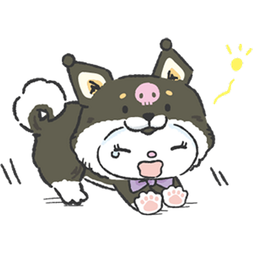 Sticker Maker - 【中文】Sanrio Characters|（幼犬裝扮篇）2